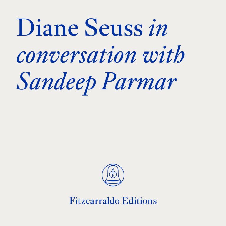 Fitzcarraldo Editions Archive: Diane Seuss in conversation with Sandeep ...