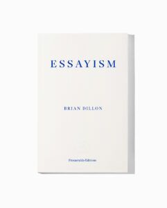 Essayism by Brian Dillon | Fitzcarraldo Editions