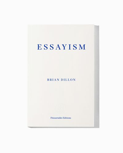 Essayism by Brian Dillon | Fitzcarraldo Editions